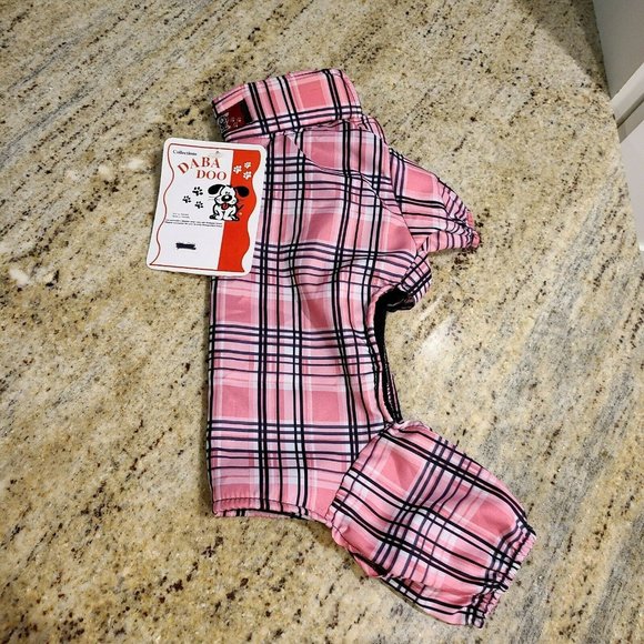 Daba Doo | Dog | Daba Doo Aqua Doo Winter Jacket Fusica Pink Plaid Dog ...